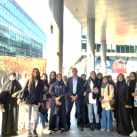 Mass Communication Students visit Dubai Design District | College of ...